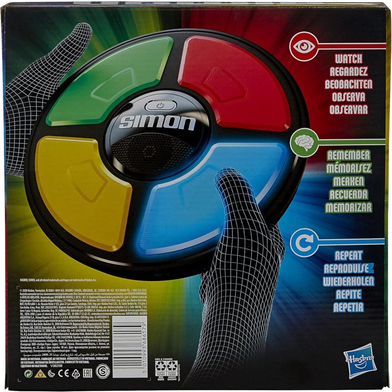 HASBRO GAMING SIMON - JUEGO DE MEMORIA