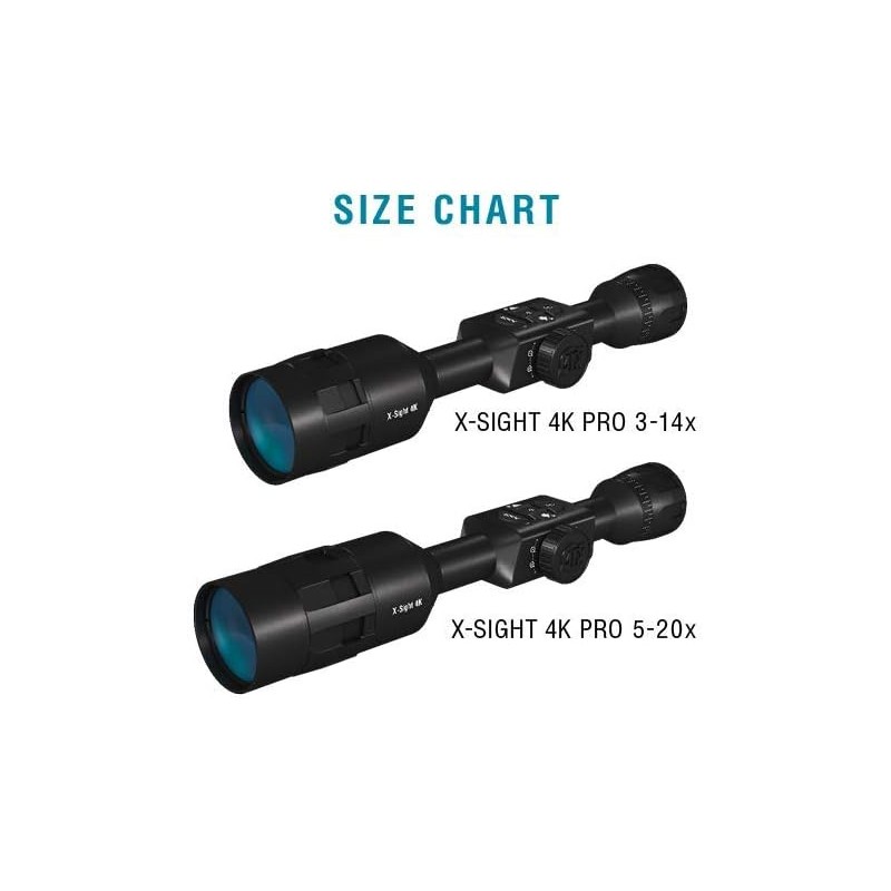 ATN X-Sight-4k Pro Smart Day/Night Scope con video Full HD